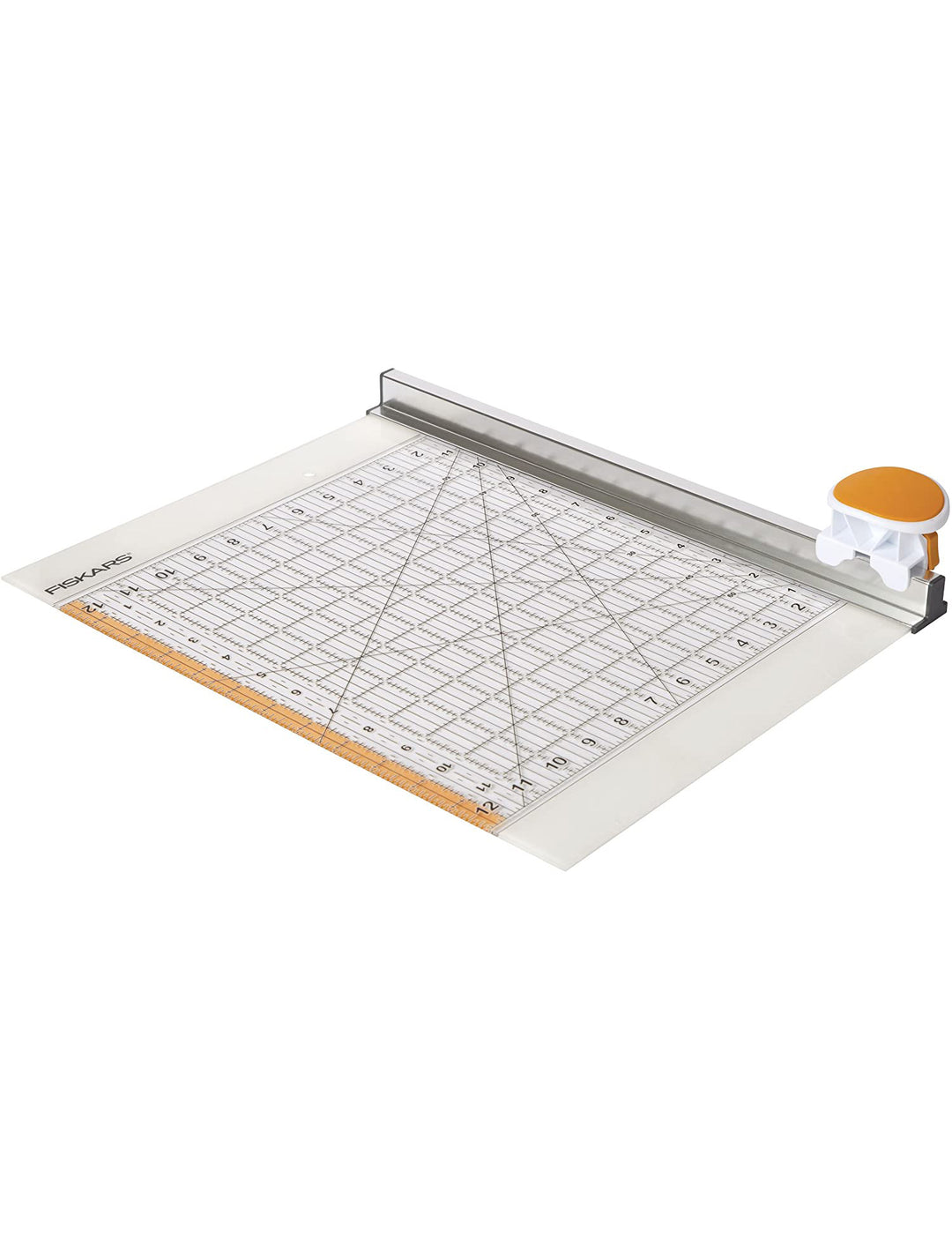 Fiskars 12" x 12" Rotary Cutter/Ruler Combo - Accurate Fabric Cutting ...
